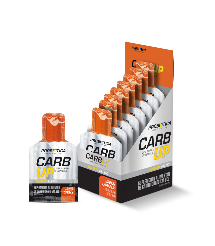 Carb Up Gel Super Fórmula - Laranja | Probiotica Portugal
